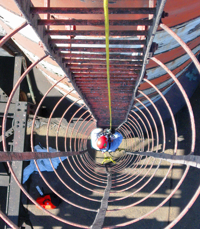 Gallery - Our Rope Access Team at Work - Industrial Access