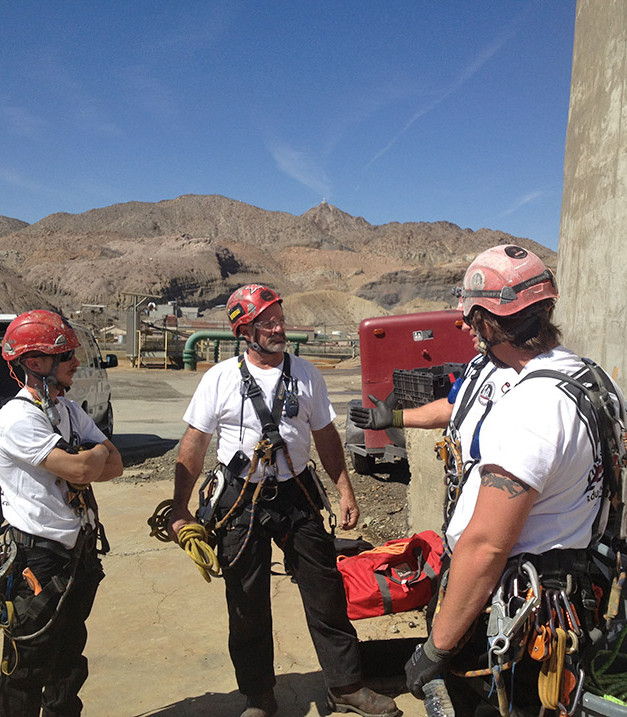 Gallery - Our Rope Access Team at Work - Industrial Access