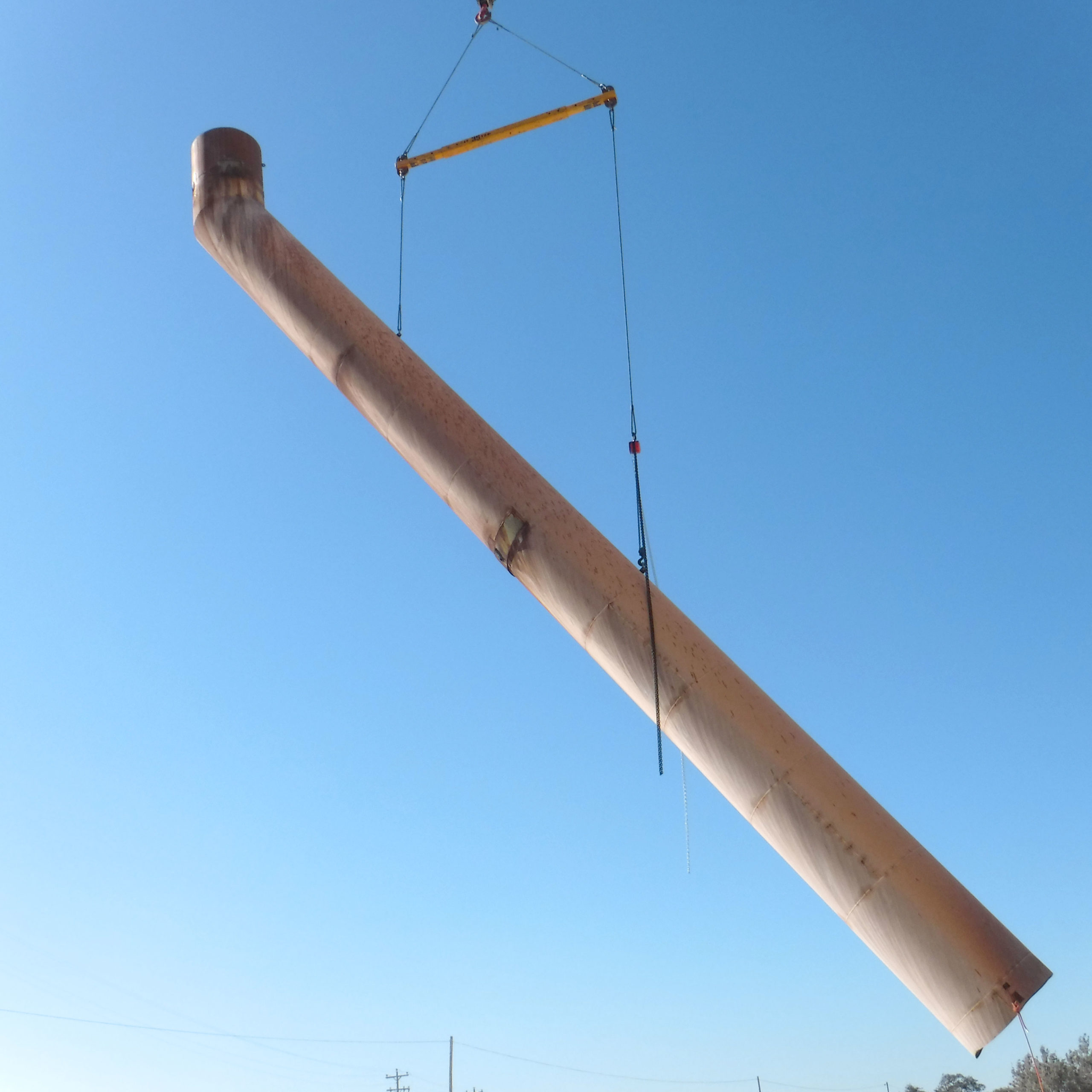 Removing Stack In Sections Industrial Access