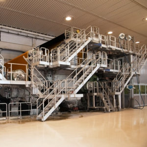 Custom Built Factory Stairs - Alternating Tread & Bolted Access Stairs